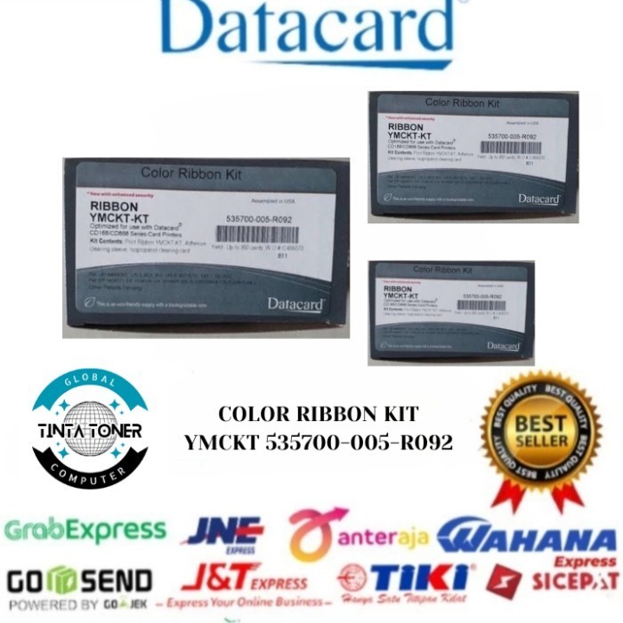 Jual DATACARD COLOR RIBBON KIT YMCKT PN 353700-005-R092 | Shopee Indonesia