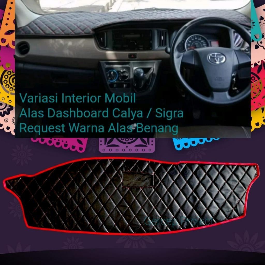 Jual Cover Alas Dashboard Mobil Toyota Calya Daihatsu Sigra Pelindung ...