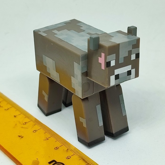 Jual Action Figure 3' Minecraft Cow Sapi Original Mojang Jazwares ...