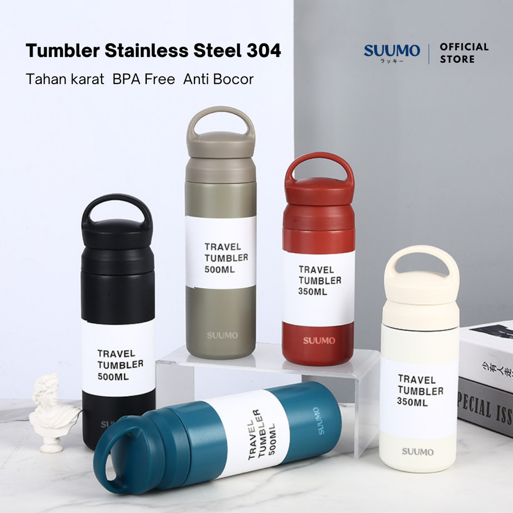 Jual Suumo Tumbler Gaya Jepang 500ml Stainless Steel 304 Bottle Water Travel Japan Hook | Shopee ...