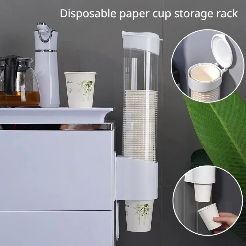 Jual Paper Cup Dispenser Tubuhnya Transparan Tempat Cangkir Kertas ...