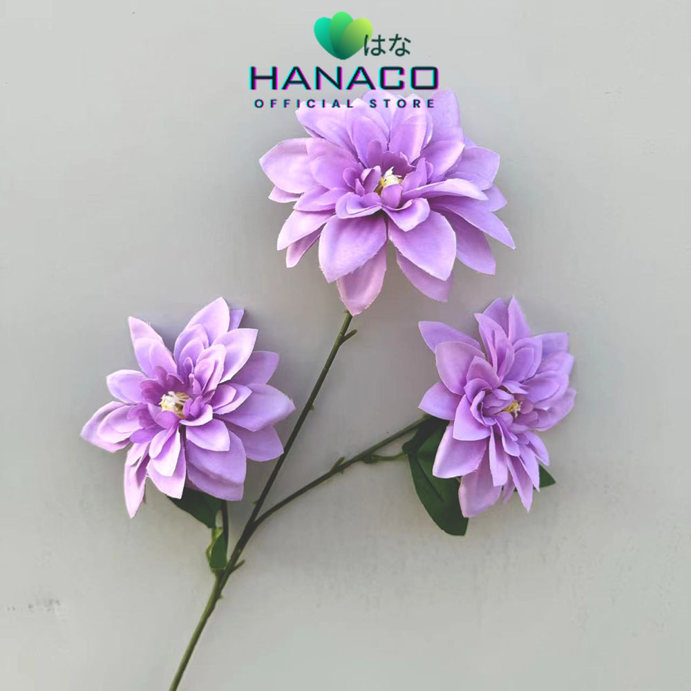Jual HANACO - C10 GINA 60cm Artificial Bunga Mawar 3 Cabang 3 Kuntum ...