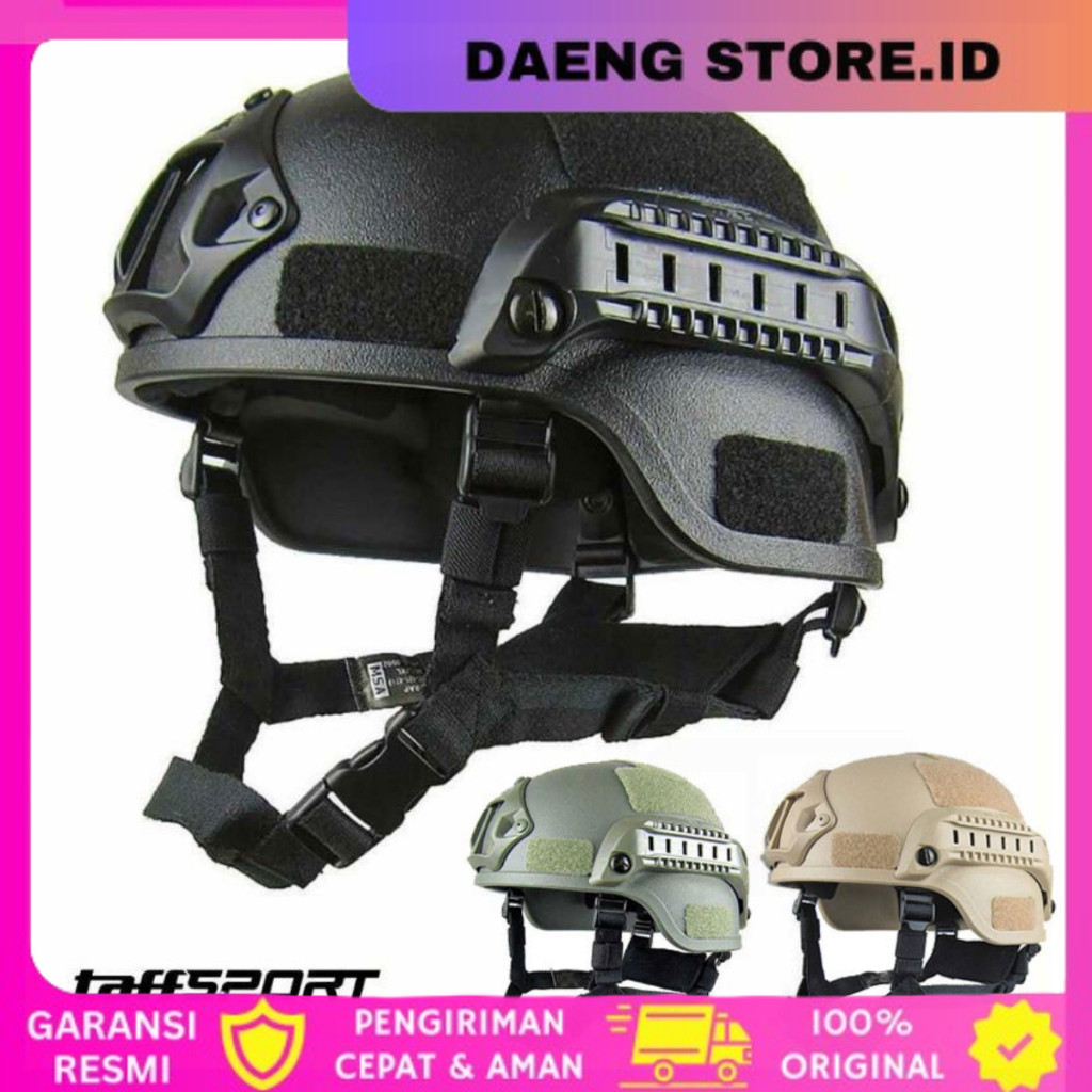 Jual Helm Tactical Airsoft Gun Paintball CS SWAT Military Airsoftgun ...