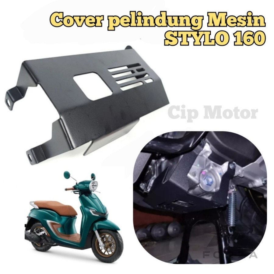 Jual Cover Engine Tutup Pelindung Bawah Mesin Honda Stylo 160 ADV 160 Vario 160 PCX 160 Kuat ...