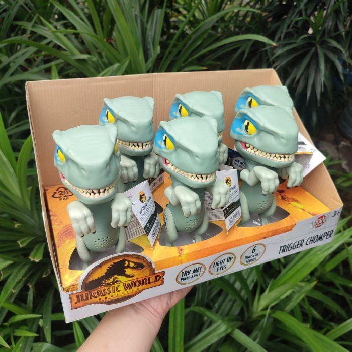 Jual LK99 Figure Mainan Jurassic World Dominion Blue Trigger Chomper ...