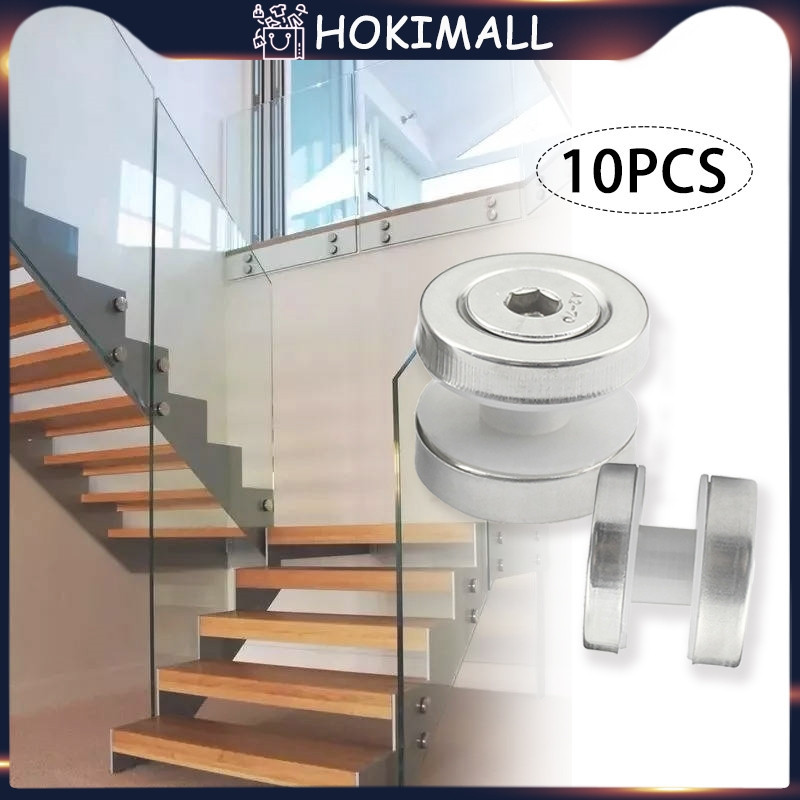 Jual 10PCS Baut Penjepit Kaca Tiang Railing Tangga Stainless 304 Kaca ...