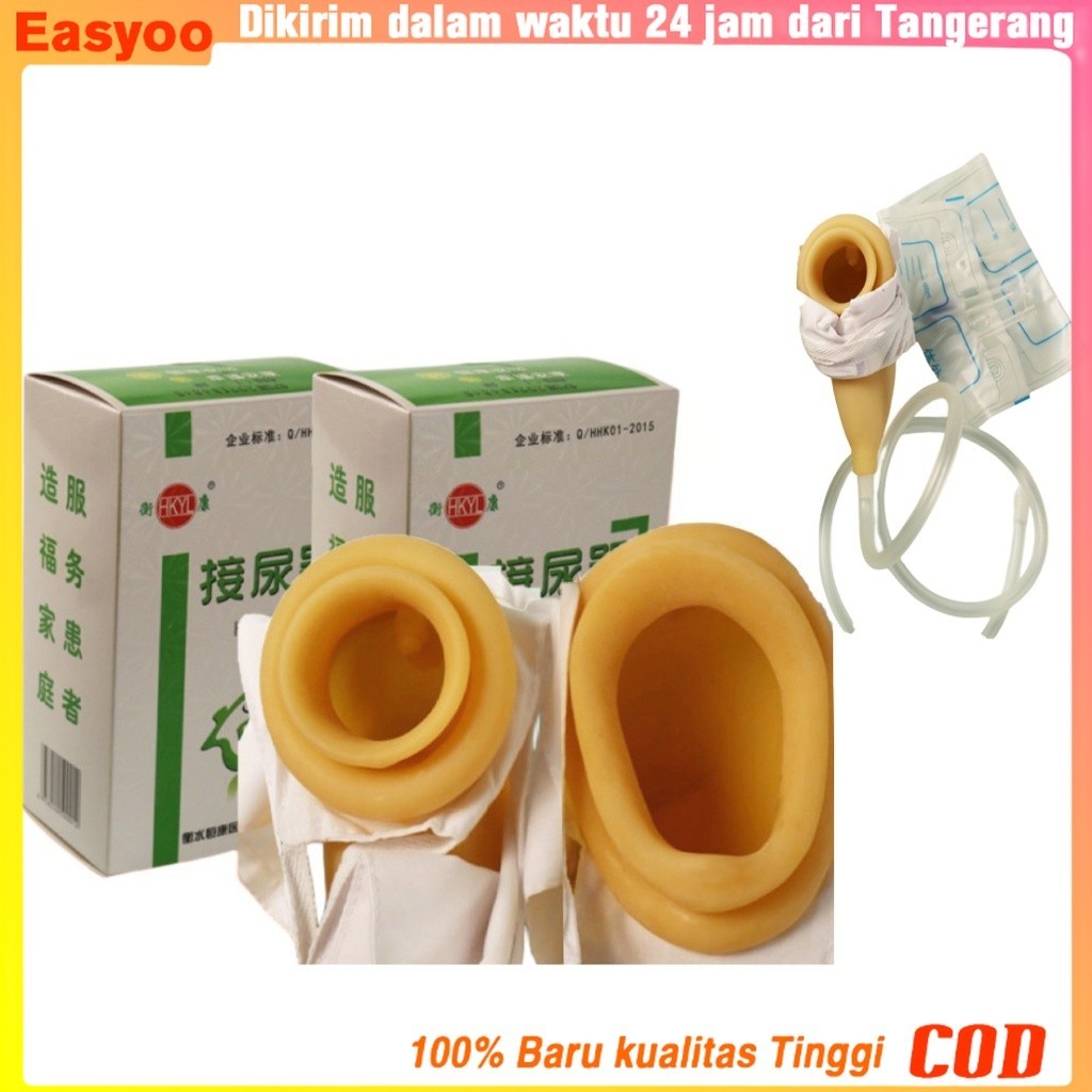Jual Alat Bantu Kencing Dengan Urinal Bag Kantong Pipis Silikon ...