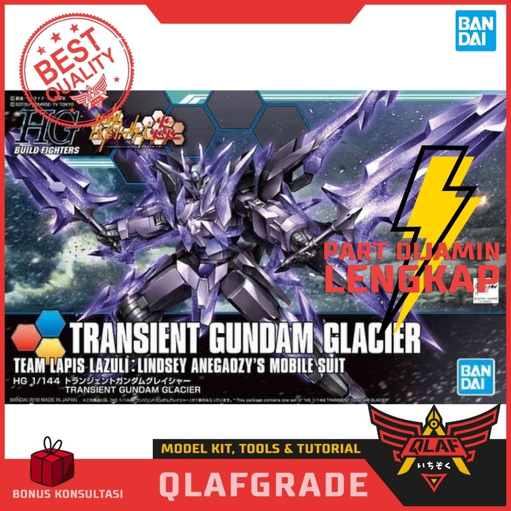Jual HG TRANSIENT GUNDAM GLACIER 1/144 - Bandai model kit Japan ...