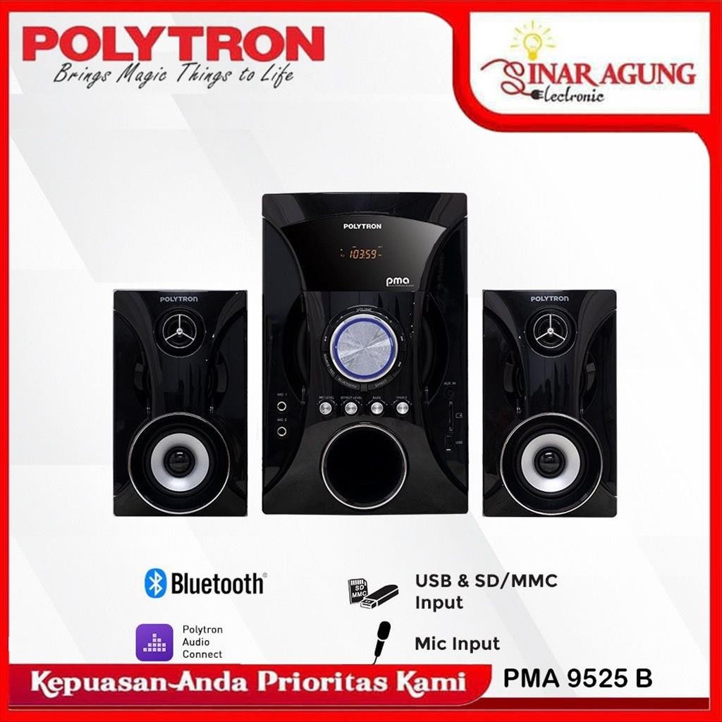 Jual POLYTRON PMA9525B / PMA-9525B SPEAKER BLUETOOTH - GARANSI RESMI ...