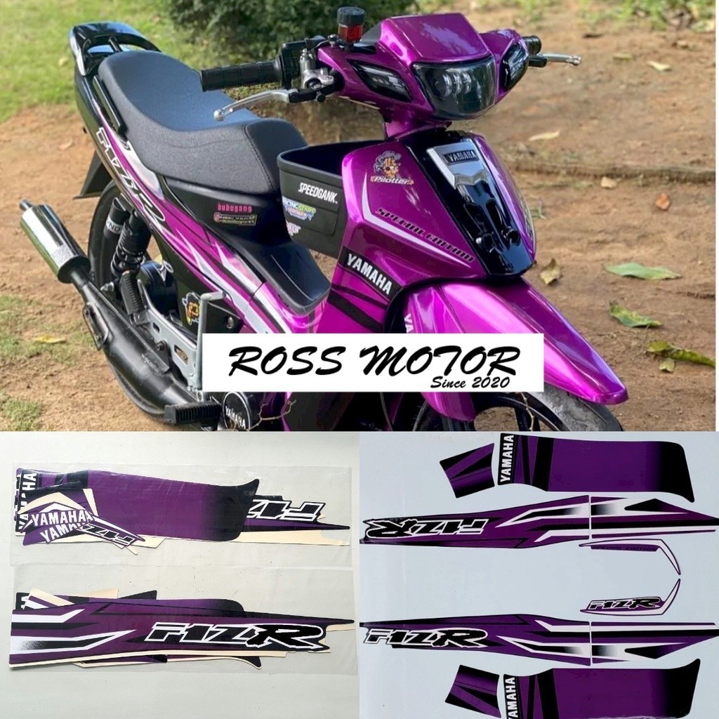Jual Striping stiker polet motor yamaha fizr fiz r f1 zr special ...