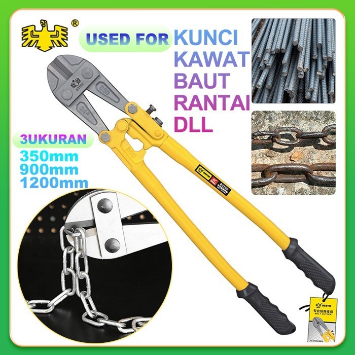 Jual Bestir Bolt Cutter Gunting Tang Potong Kawat Kabel Rantai Baja 14 ...