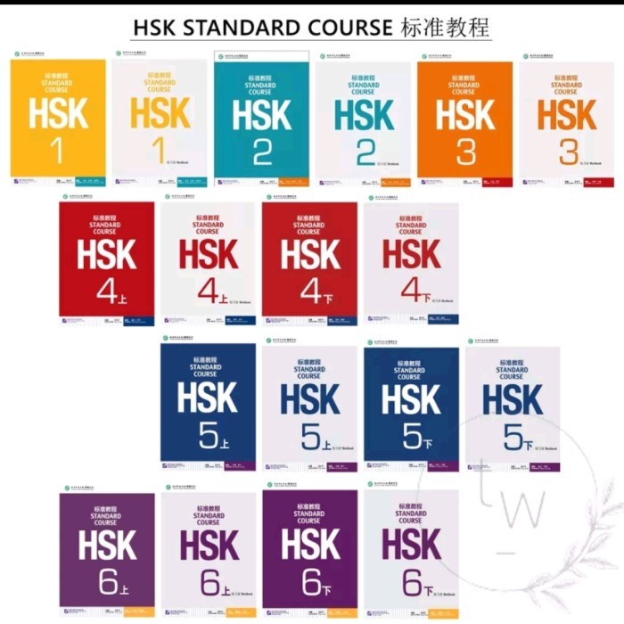 Jual Buku HSK Standard Course 1 2 3 4A 4B 5A 5B 6A 6B Textbook - Level ...