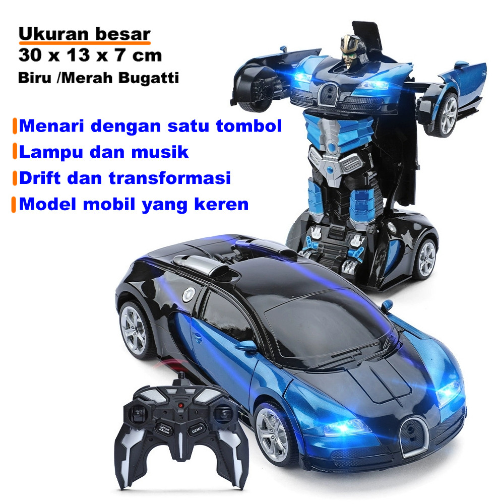 Jual Mobil RC Transformasi dengan Sensor Gerak Tangan Rechargeable Mode ...