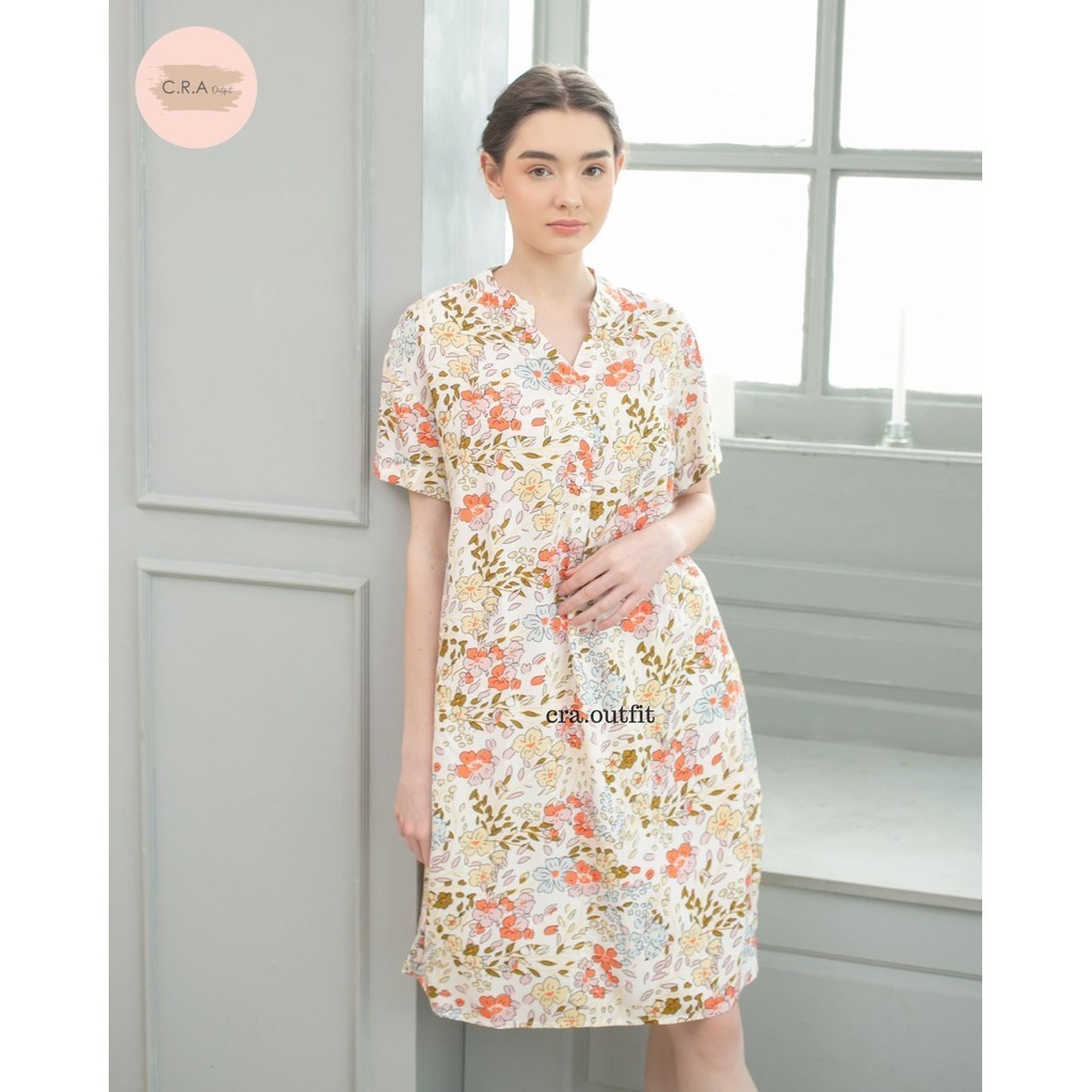 Jual CRA OUTFIT - Dress Daster Rayon Premium Kekinian Busui Friendly ...
