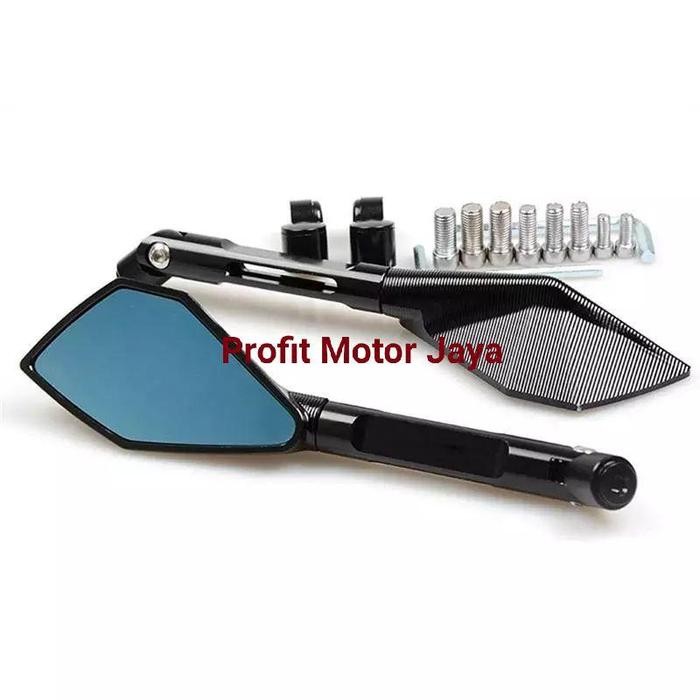 Jual Spion Tomok V5 dan V2 Kaca Biru dan Putih Universal Semua Motor ...