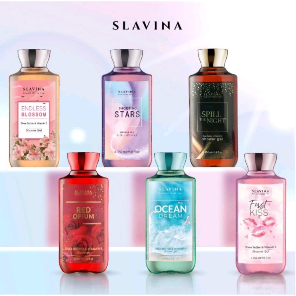 Jual MEMEY SLAVINA Body Lotion 350ml - Shower Gel 350ml - Body Scrub ...