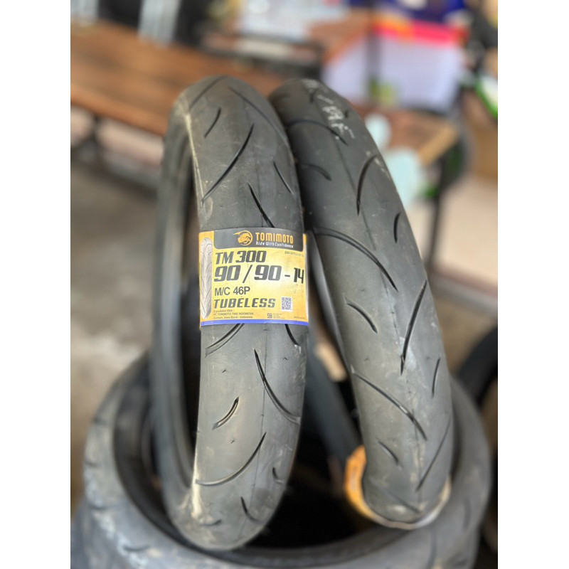 Jual BAN TOMIMOTO SEMI COMPOUND TM300 TM100 MATIC BEBEK 80/90 90/90 90/ ...