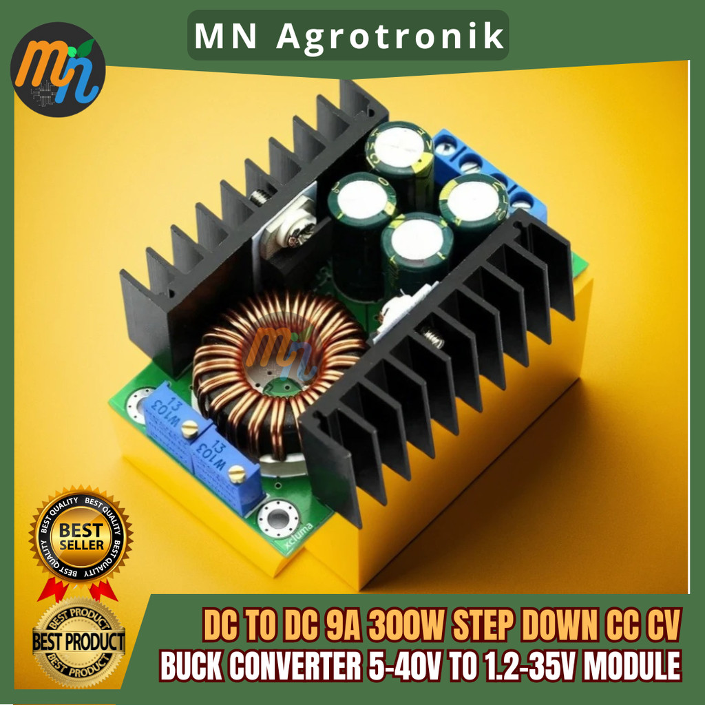 Jual DC DC 9A 300W STEP DOWN CC CV BUCK CONVERTER 5-40V TO 1.2-35V ...