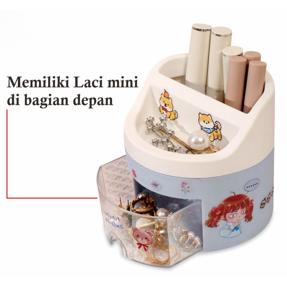 Jual smg - VENICE Tempat Pen dengan Laci Desk Storage Organizer / Kotak ...