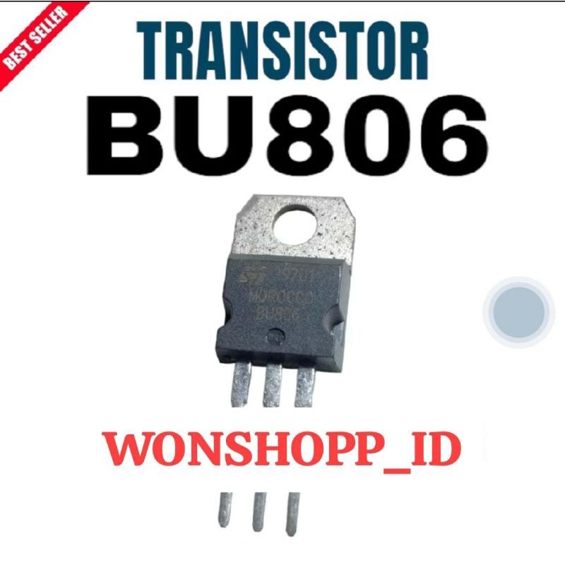 Jual Hrg 1 pcs ORIGINAL BU806 BU 806 BU-806 TRANSISTOR FINAL ASLI MESIN AMPLIFIER SOUNDSISTEM ...