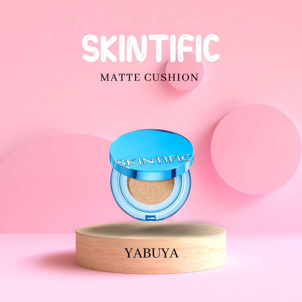 Jual Skintific Cushion Biru Perfect Matte | Shopee Indonesia
