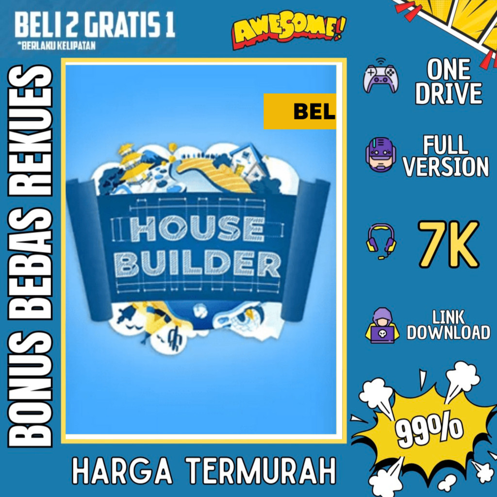 Jual HOUSE BUILDER - GAME PC - GAME PC / GAME LAPTOP - BELI 2 GRATIS 1 ...