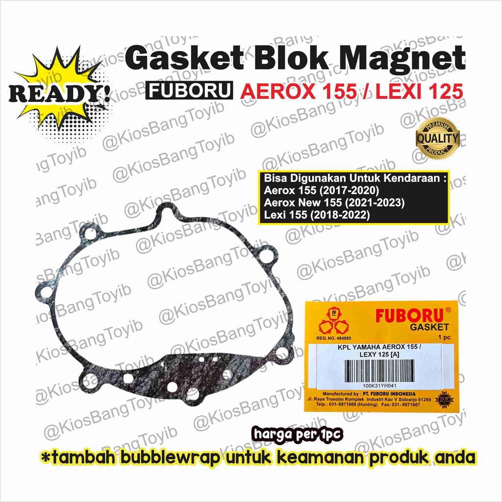 Jual Paking Packing Gasket Block Blok Magnet Magnit Yamaha Aerox 155 Lexi 125 (FUBORU) | Shopee ...