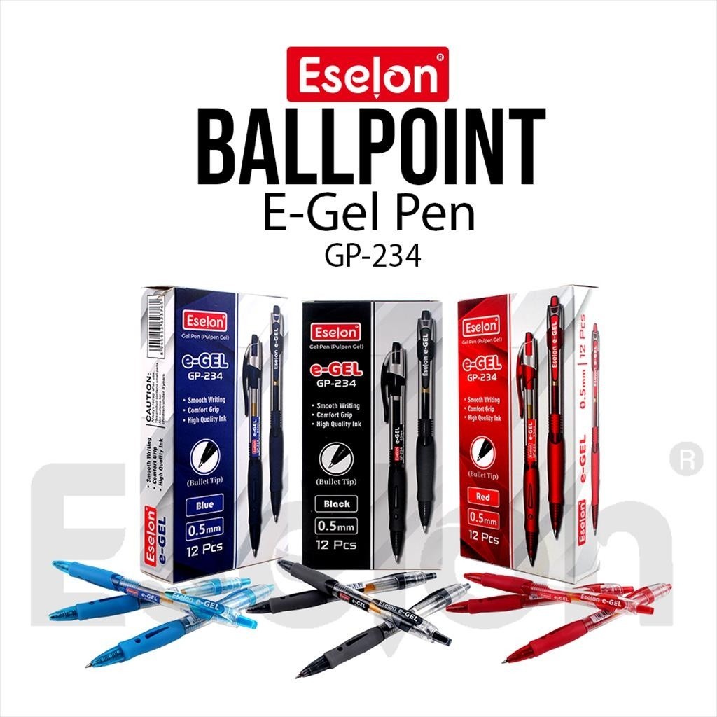 Jual Pulpen Gel / Gel Pen Eselon 0.5mm - GP234 | Shopee Indonesia