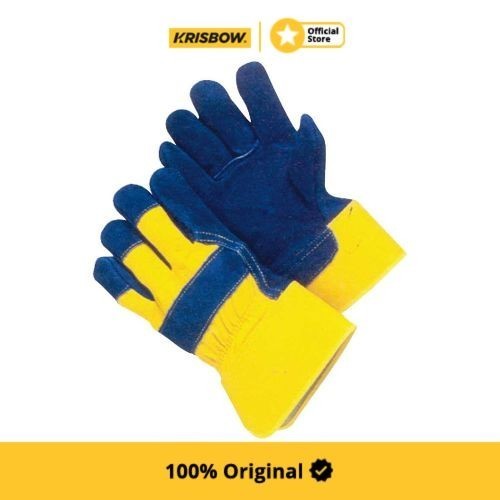 Jual Krisbow Glove Sarung Tangan Pengaman Kerja - Kuning/Biru | Shopee ...