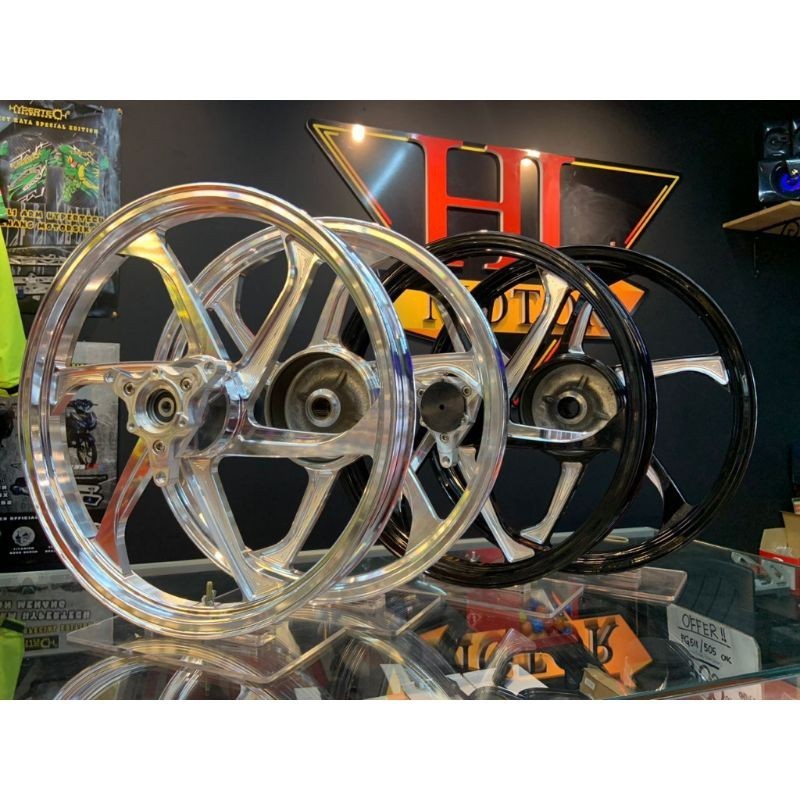 Jual HL SPORT RIM CNC BANYAK WARNA UNTUK MOTOR AEROX 155 (V1 & V2) SIZE ...