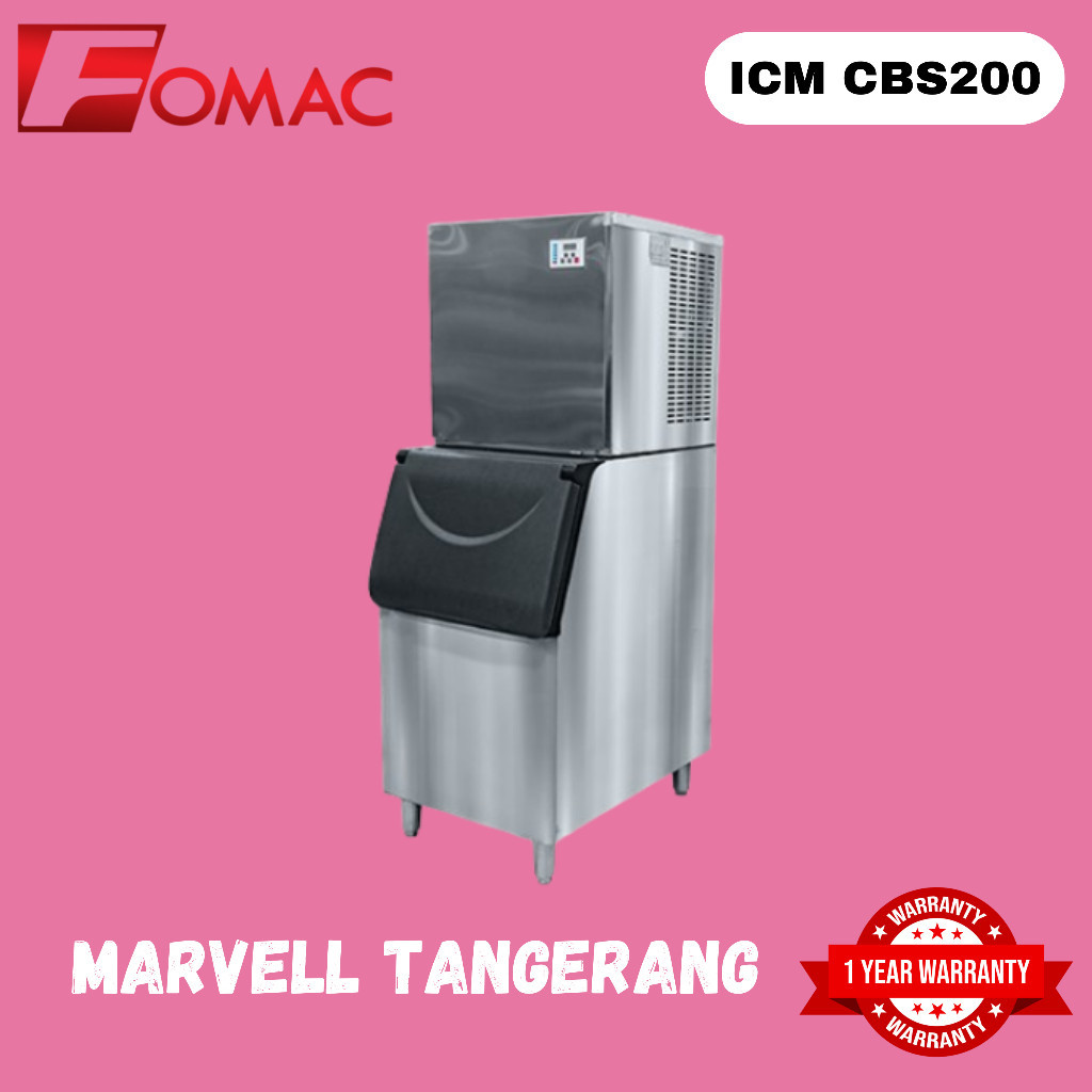 Jual FOMAC ICM CBS200 Mesin Pembuat Es Batu / Ice Maker Machine ...