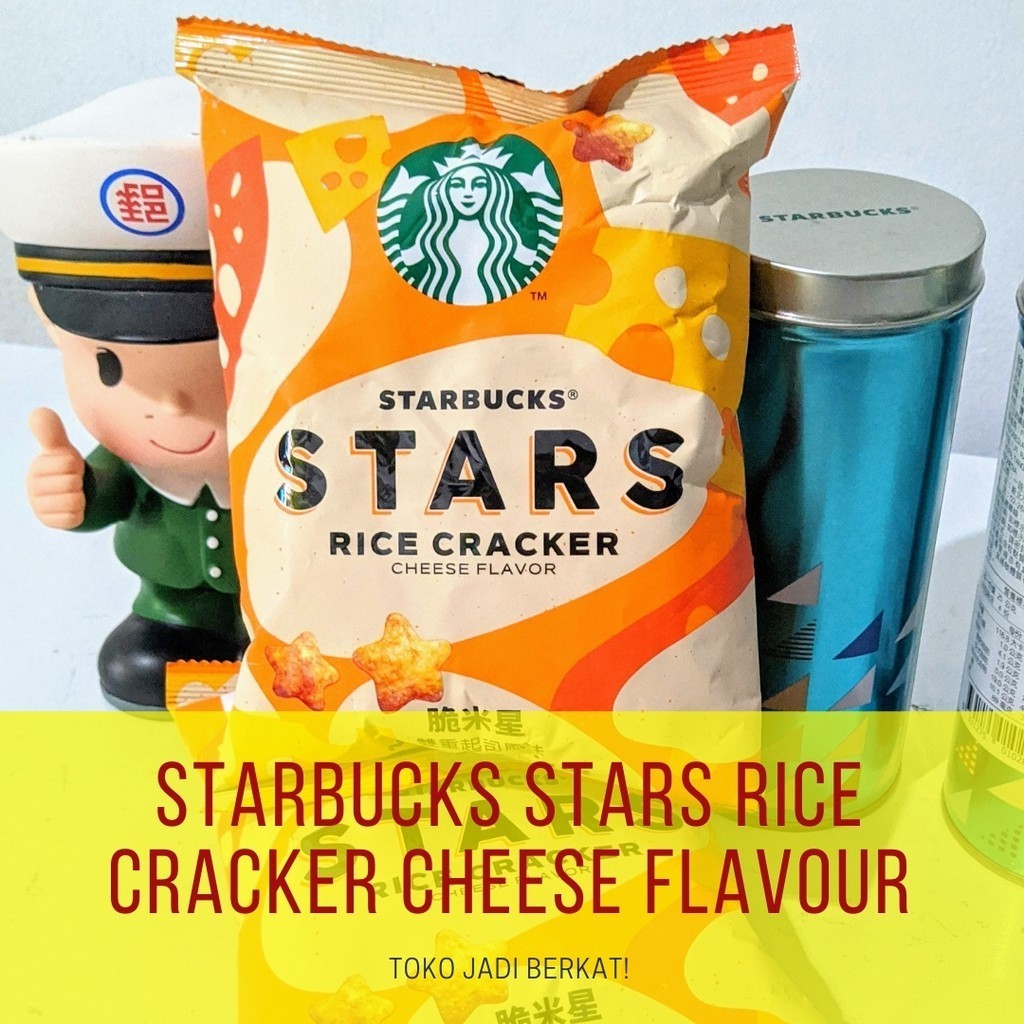 Jual Starbucks Stars Rice Cracker Cheese Flavour | Shopee Indonesia