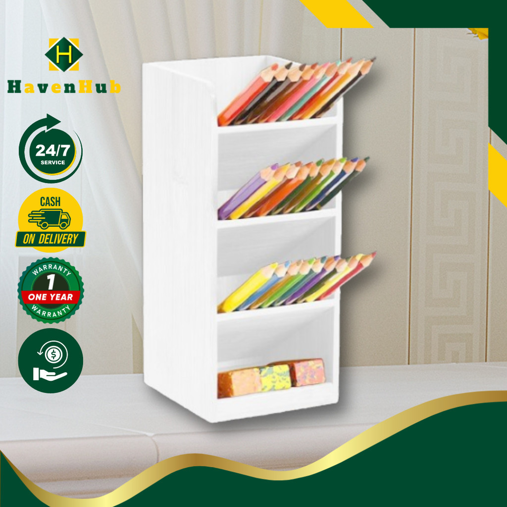 Jual HavenHub - Rak Meja 4 Tingkat Vintage Minimalis Multifungsi Desk ...