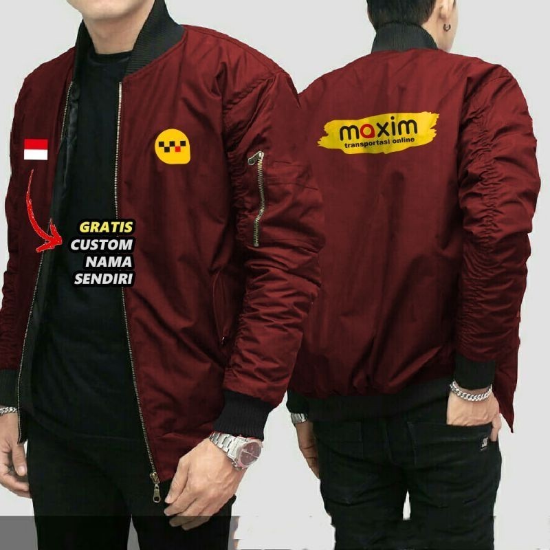 Jual JAKET DRIVER MAXIM - JAKET MAXIM KEREN - ALL JAKET DRIVER ...