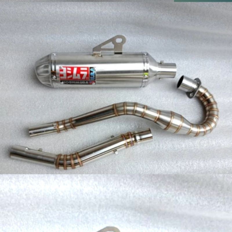 Jual Open pipe exhaust muffler pipe NXR Bros 125 150 160 KLX 140 Xr XRE ...
