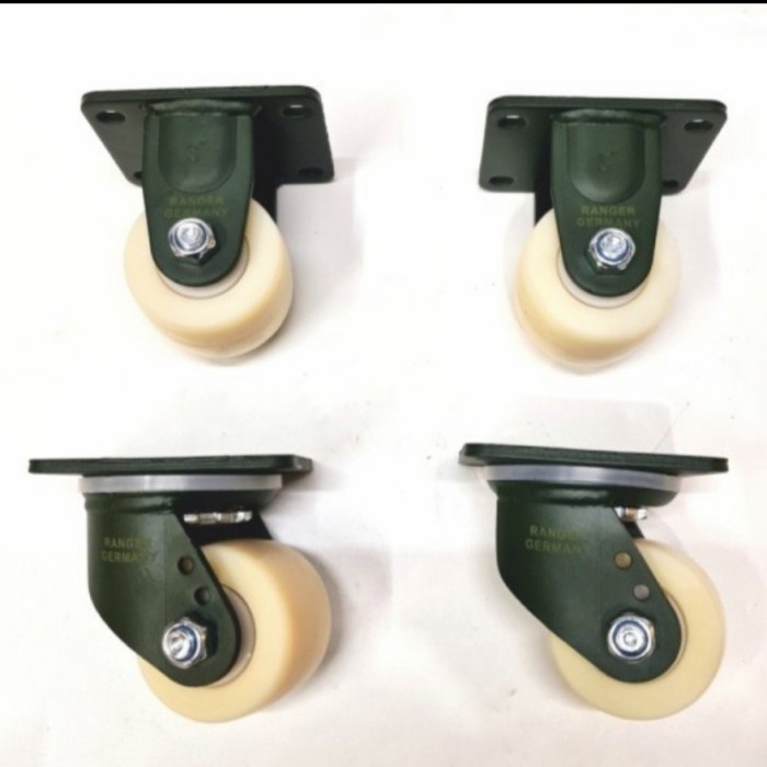 Jual Roda Ranger MC Nilon 3 inch Putar Diam / Roda Super Heavyduty 3" 4 ...