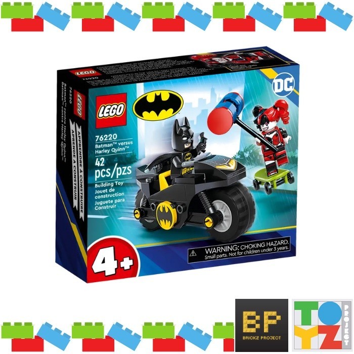 Jual JY77W Lego 76220 DC - Batman - Batman versus Harley Quinn | Shopee ...