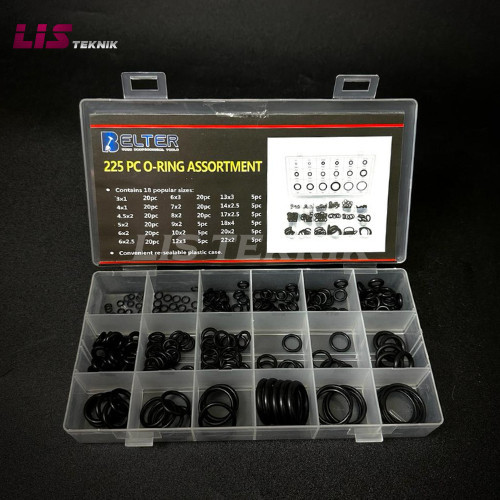 Jual BELTER Karet O Ring Seal Tightening isi 225 pcs Seal O ring dan box | Shopee Indonesia