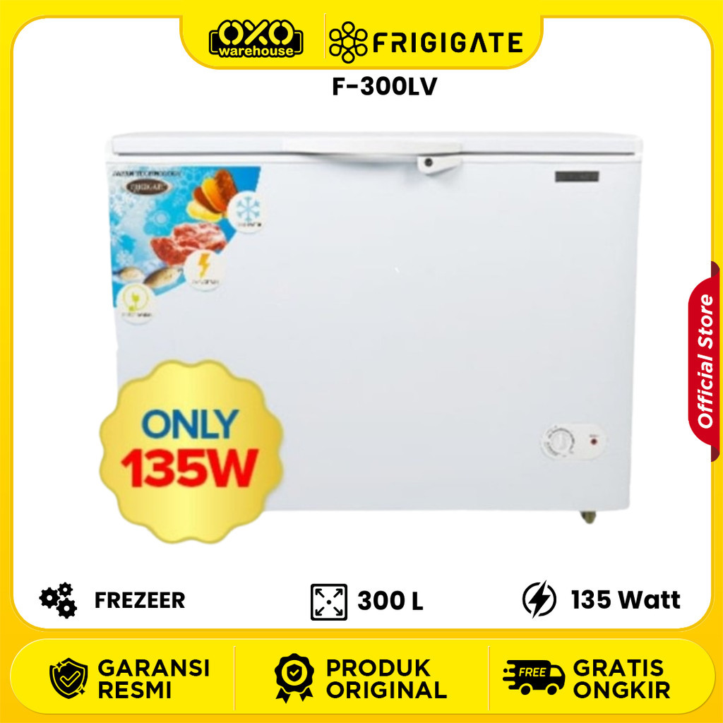 Jual FRIGIGATE F 300 CHEST FREEZER BOX 300 L LEMARI PEMBEKU 300 LITER ...