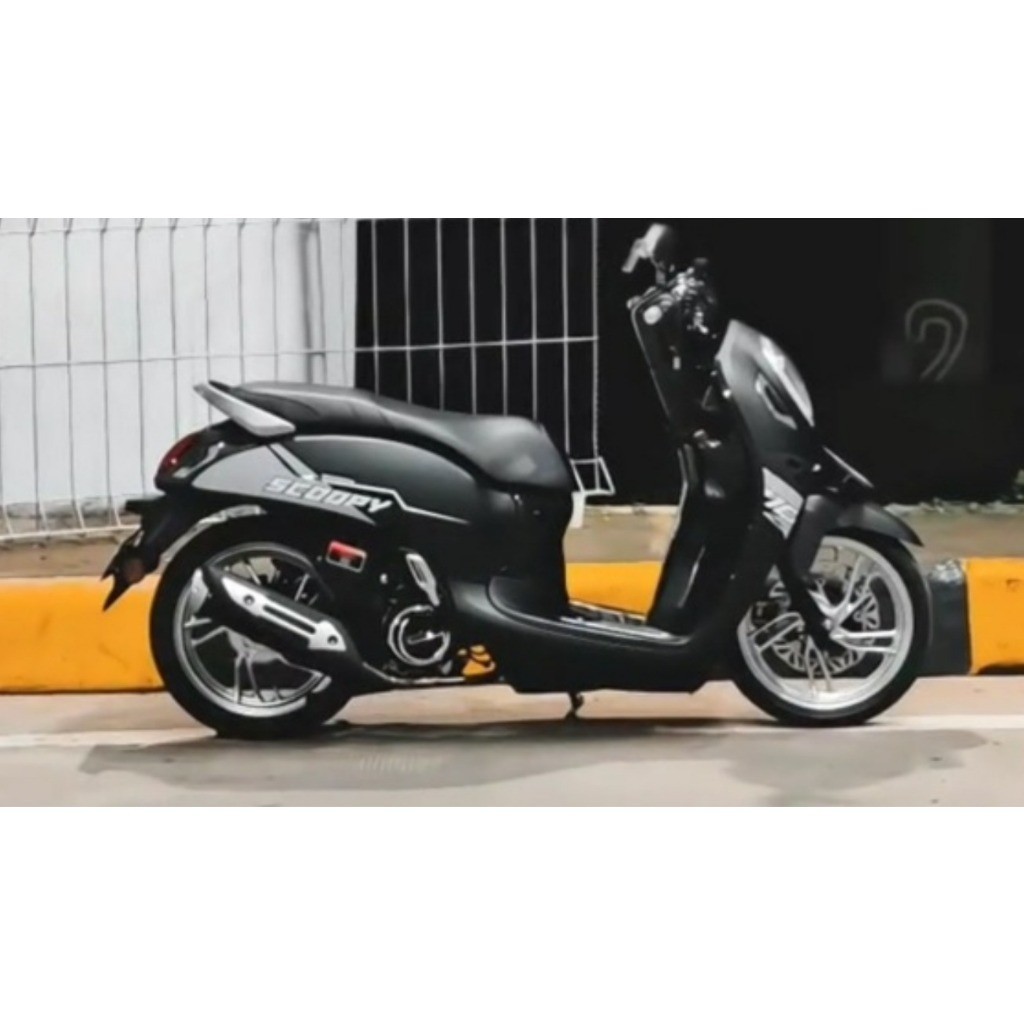Jual STRIPING TRANSPARAN CUSTOM SCOOPY 2021-2024 MALAYSIAN STYLE ...