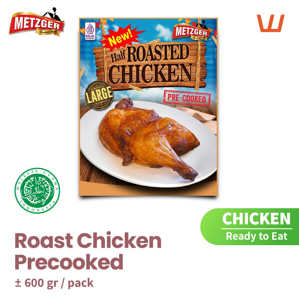 Jual Roasted Chicken Half Precooked Metzger | Shopee Indonesia
