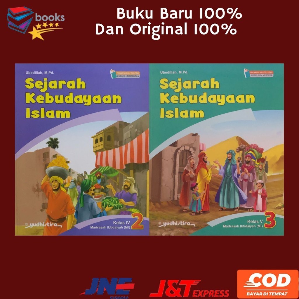 Jual Best Seller Buku Sejarah Kebudayaan Islam SKI Kelas 3 4 5 6 MI Kurikulum Merdeka Penerbit ...