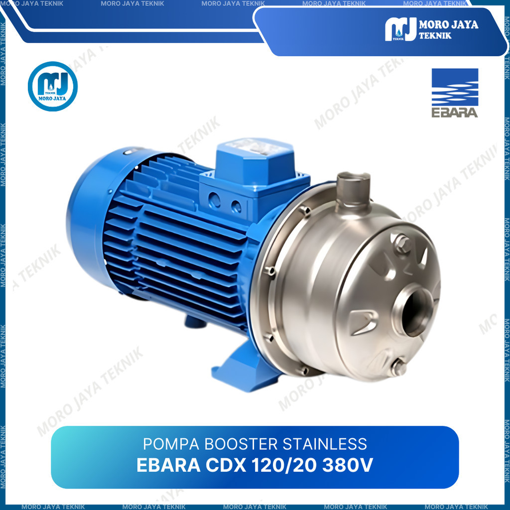 Jual Pompa Booster Ebara CDX 120/20 380V Pompa Pendorong Ebara stainless | Shopee Indonesia