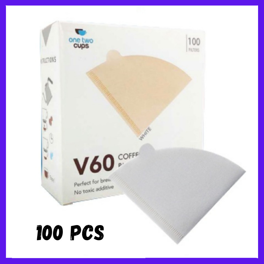 Jual TokoMaspul-Kertas Filter Saringan Kopi V60 Drip 1 - 2 Serve 100 ...