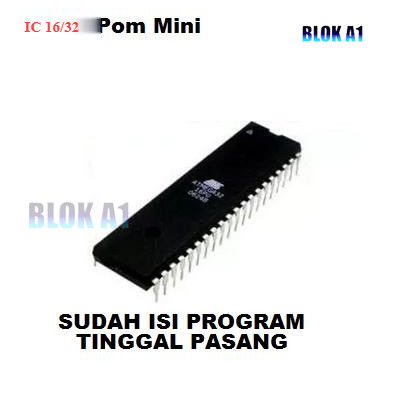 Jual IC CPU Pom Mini IC Atmega 16/32 Sudah Isi Program Mesin Pertamini ...