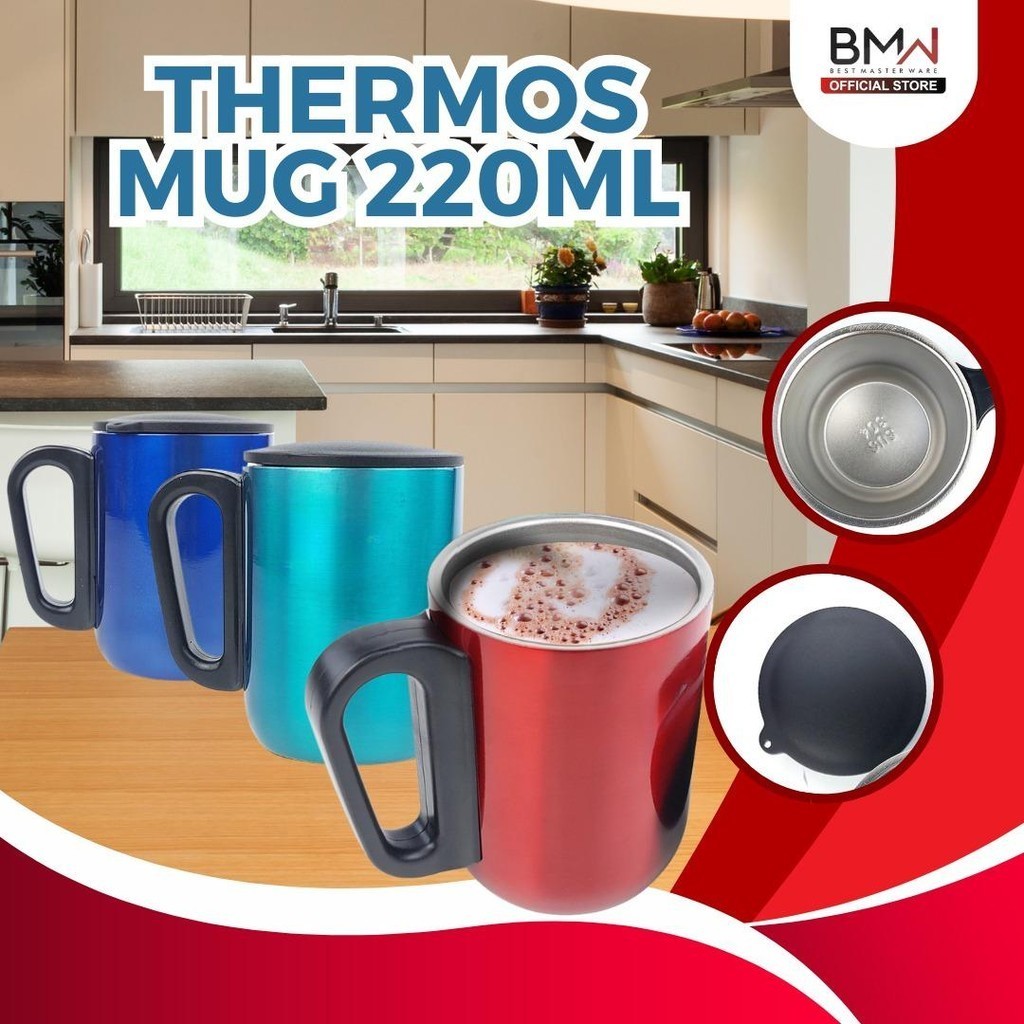 Jual BMW Kitchenware - Mug Stainless Steel 220Ml Air Panas / Air Dingin ...