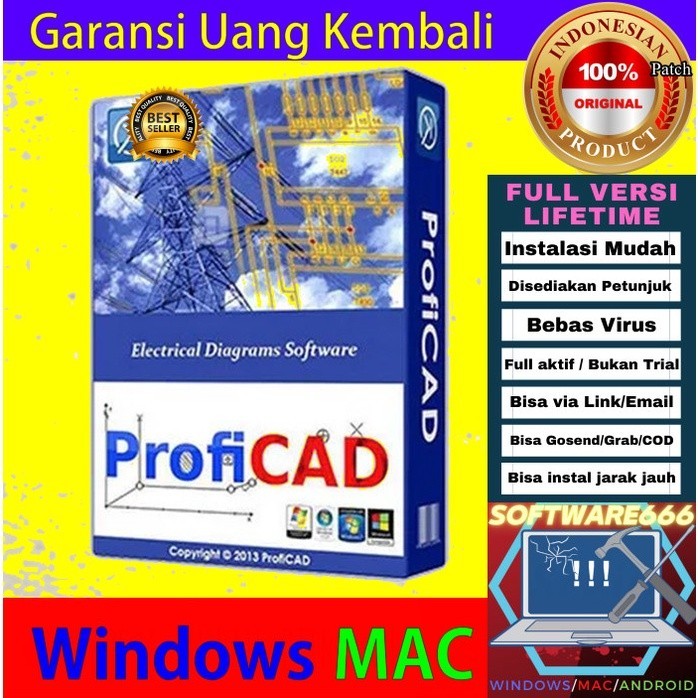 Jual Software Menggambar Diagram Elektronik: ProfiCAD 11 [WIN ...