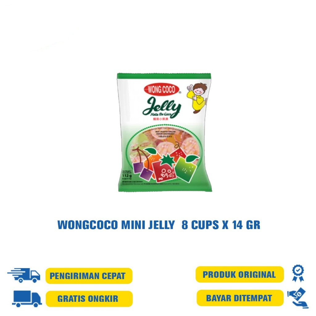 Jual WONG COCO MINI JELLY NATA DE COCO 8CUPX14GR/15CUPSX14GR/30CUPSX14GR | Shopee Indonesia