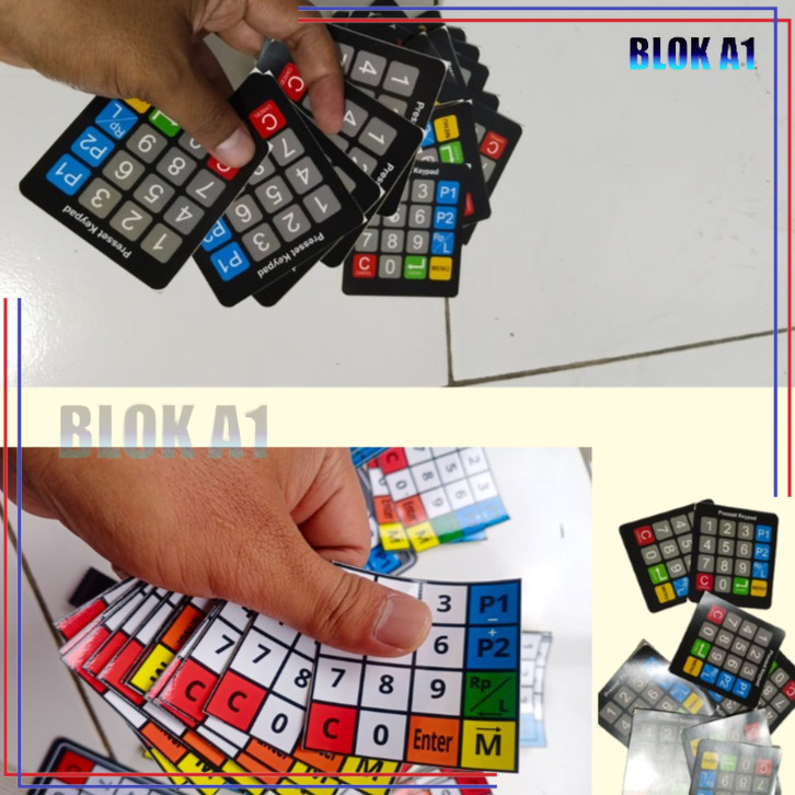 Jual Stiker Keypad Pom Mini Digital Pertamini Laminasi & Best Presset ...