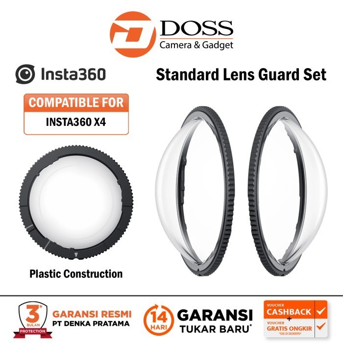 Jual Insta360 Standard Lens Guard Set For Insta 360 X4 Camera | Shopee ...
